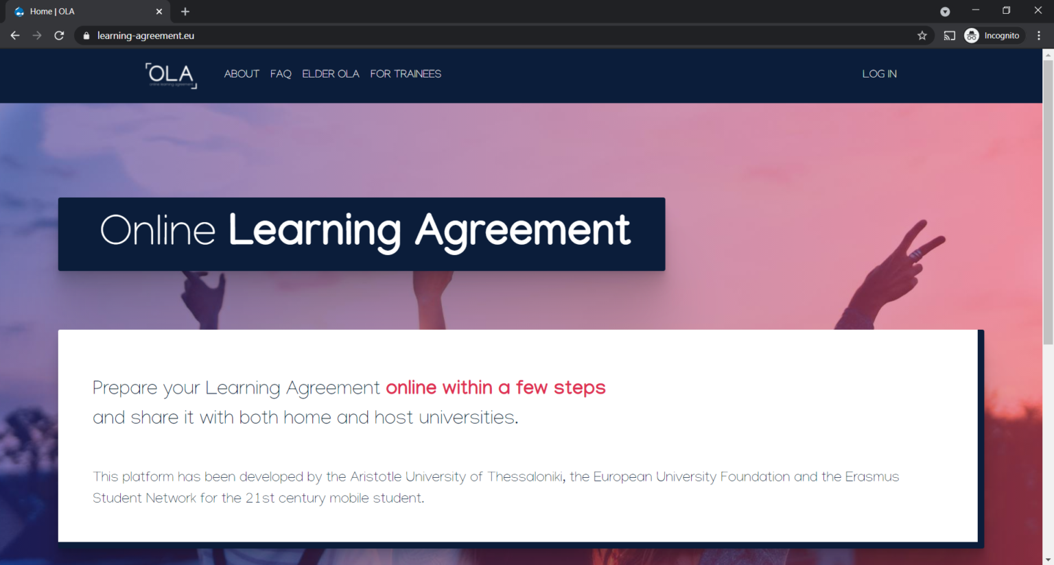 Logowanie do usług Erasmus – PIONIER.Id for Erasmus+